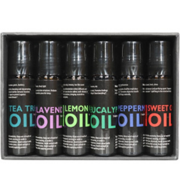 AESTHETICS Aromatherapy Essential Oils Roll-On Set - PulseTV
