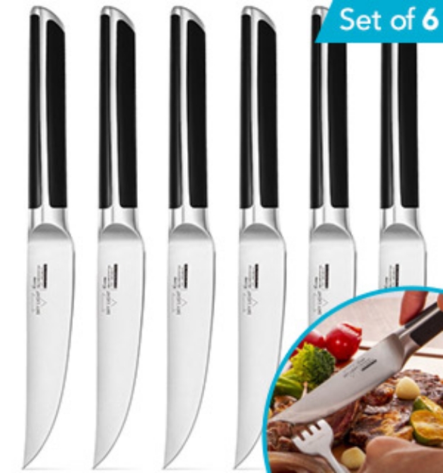 German Stainless Steel 6-Piece Knife Set - PulseTV