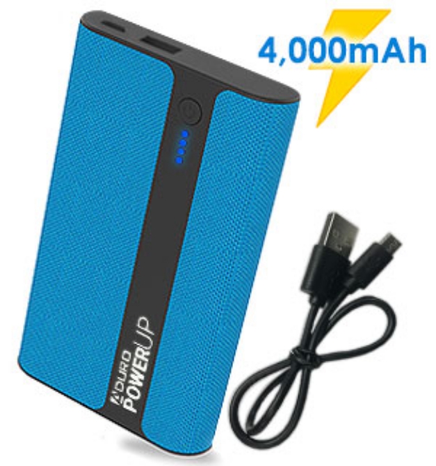 4000mAh Fabric Portable Power Bank - PulseTV
