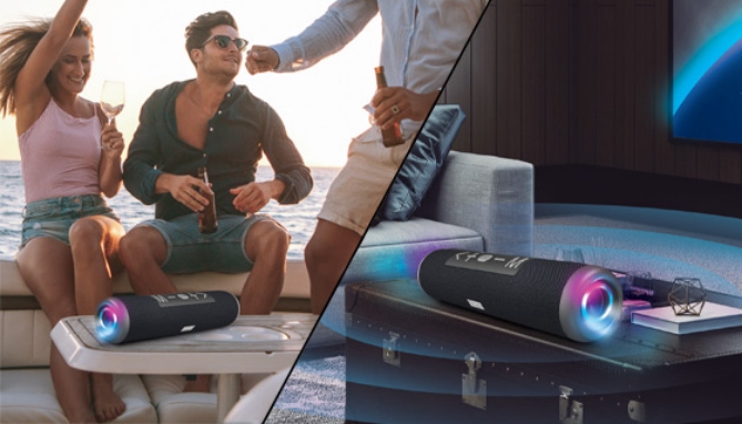 Wireless LED Light Up Sound Bar Speaker - PulseTV