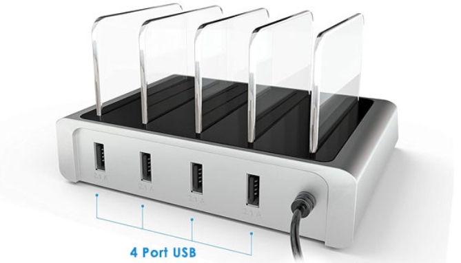 Multi Port USB Charging Station with Visual Indicator - PulseTV