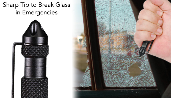 Heavy Duty Tactical Pen with Emergency Glass Breaker - PulseTV