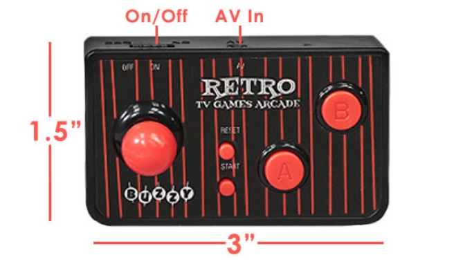 Retro TV Games Arcade with 200 Built-In Games - PulseTV