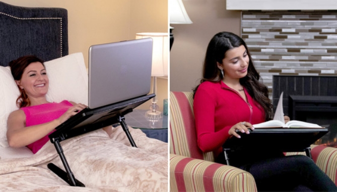 Air Space Adjustable Laptop Desk - PulseTV
