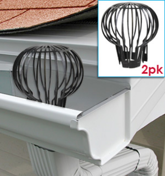 Gutter Guard Down Pipe Filter 2pk - PulseTV