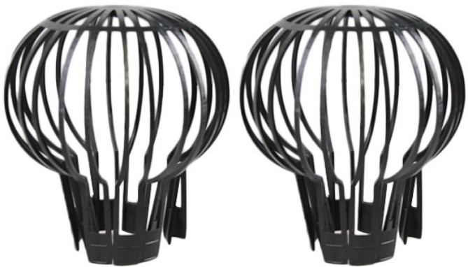 Gutter Guard Down Pipe Filter 2pk - PulseTV