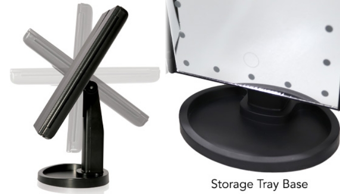 Picture Perfect Light-Up Tri-Fold Beauty Mirror (Dented Packaging ...