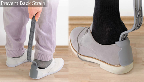 Long Reach Clip-On Shoe Horns - Set of 4 - PulseTV