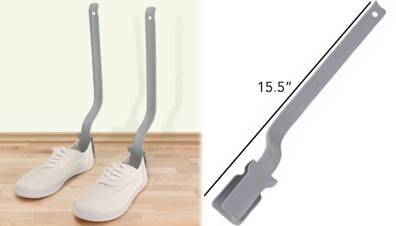 Long Reach Clip-On Shoe Horns - Set of 4 - PulseTV