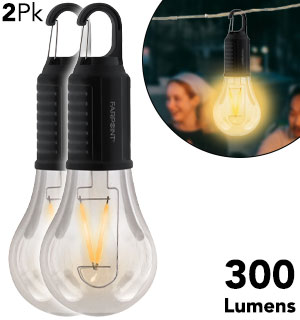 3 in 1 Emergency LED Light Bulb w/ Clip NEW: 4000K Soft White Color ...