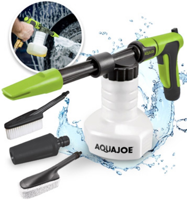 DENTED/Dinged: Aqua Joe Foam Cannon Garden Hose Attachment Kit (Dented ...