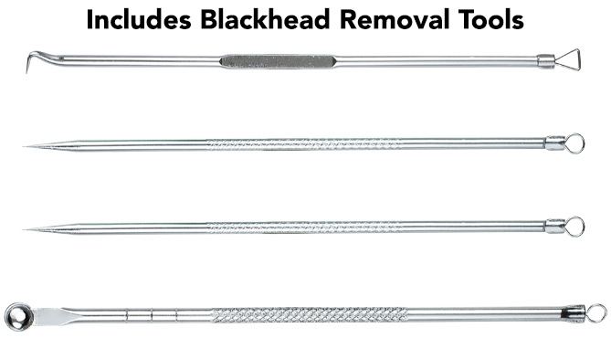 Deep Cleansing Facial Steamer & Hydrator w/ BONUS Blackhead Extractor ...