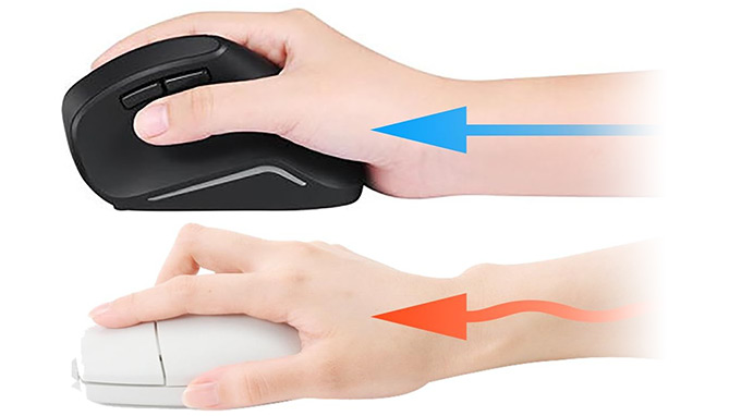 Wireless Vertical Ergonomic Mouse by Velocifire - PulseTV