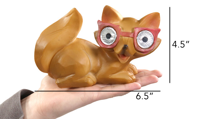 Adorable Fox Solar Light Outdoor Decoration - PulseTV