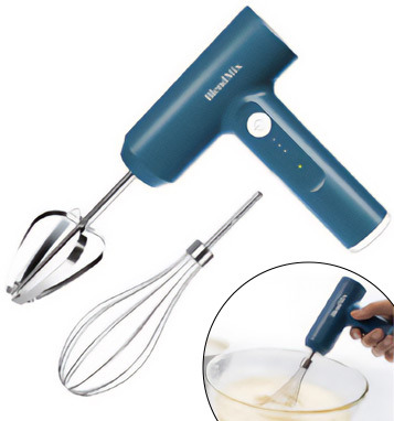BlendMix Cordless Mini Hand Mixer and Beater - PulseTV