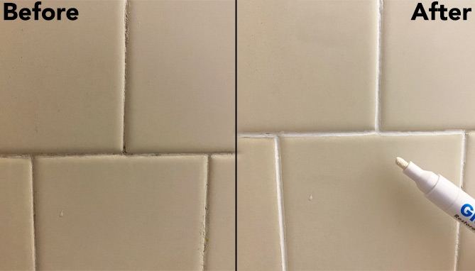 Grout Refresh Pens: Restore Stained and Discolored Tile Grout - PulseTV