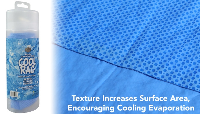 The Original Cool Rag Evaporative Cooling Towel - PulseTV