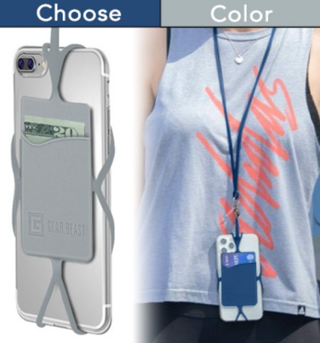 Silicone Phone Lanyard with Pocket - PulseTV