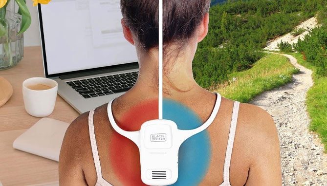 InstaClimate Cordless Wearable Heating And Cooling Device - PulseTV