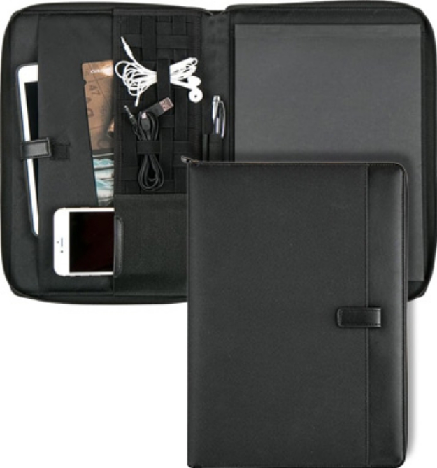 Executive Padfolio - Durable Zippered Portfolio w/ Legal Pad - PulseTV