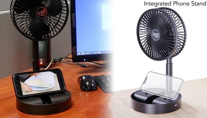 DENTED/Dinged: Rechargeable, Portable Foldable Fan: Use it Anywhere ...