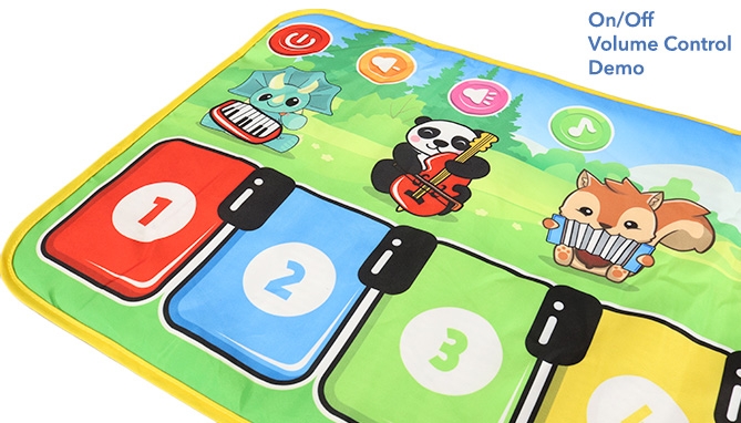 Kids Interactive Musical Floor Playmat - PulseTV