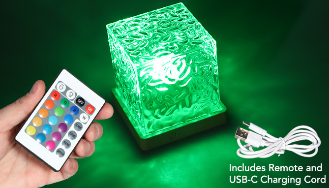 Multi-Color LED Atmosphere Lamp – USB Powered with Remote - PulseTV