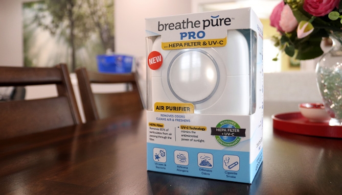 Breathe Pure Pro Portable Plug-In Air Purifier - PulseTV